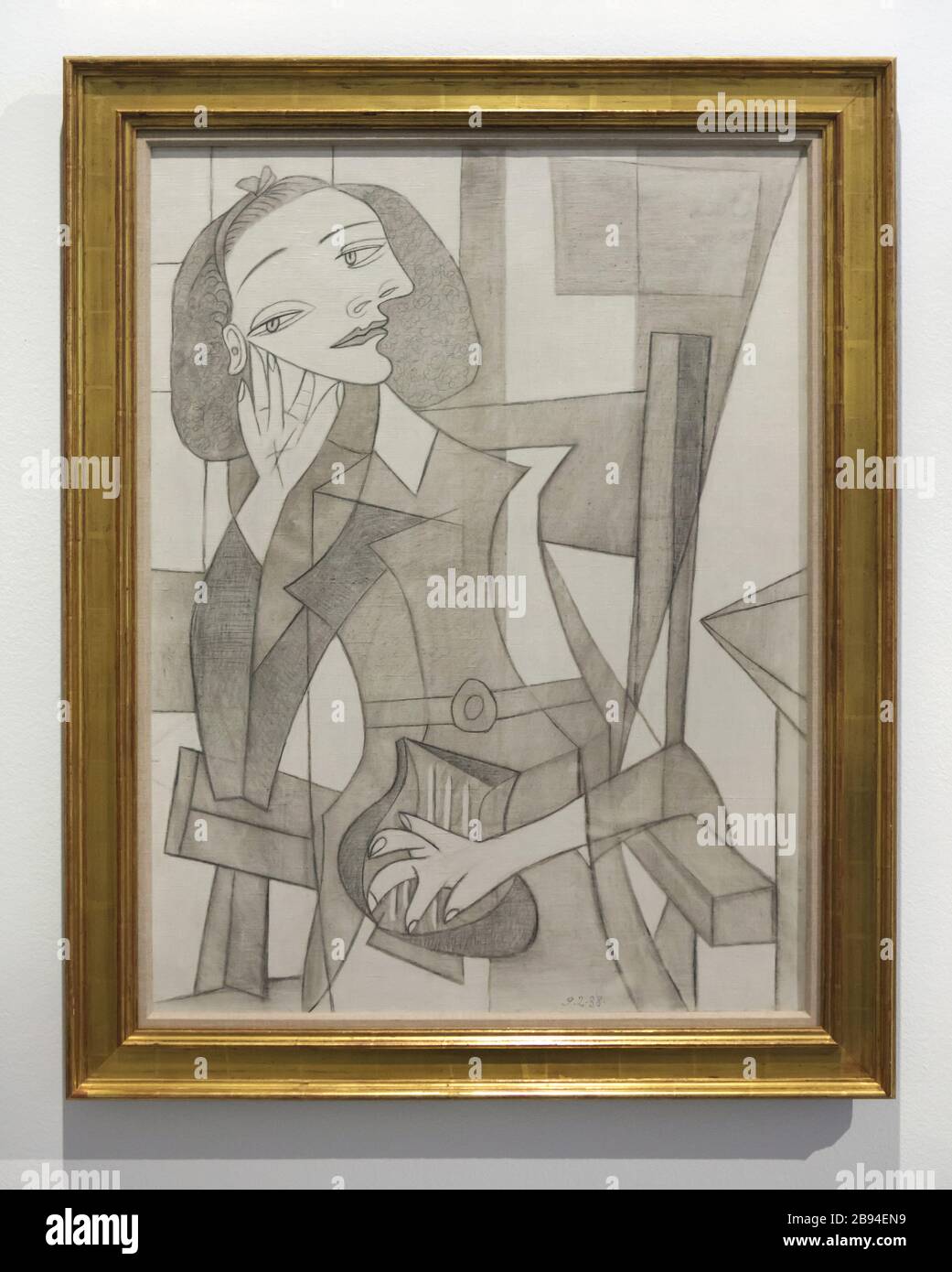 Dipinto 'Ritratto di Nusch Éluard' di Pablo Picasso dipinto a Parigi il ...