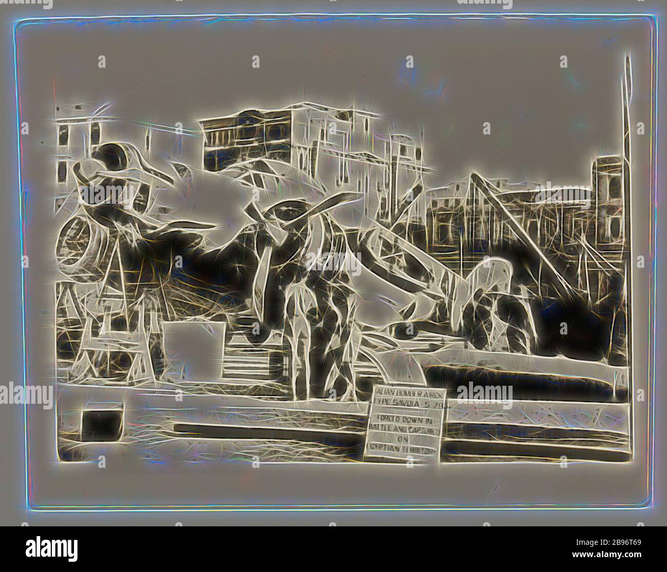 Fotografia - Italian Bomber Aircraft relitto, Egitto, abile Seaman ...