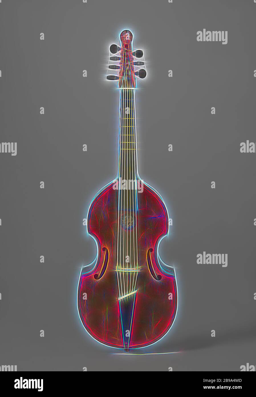 Bas viola da gamba, Pieter Rombouts, Amsterdam, 1708, acero (legno ...