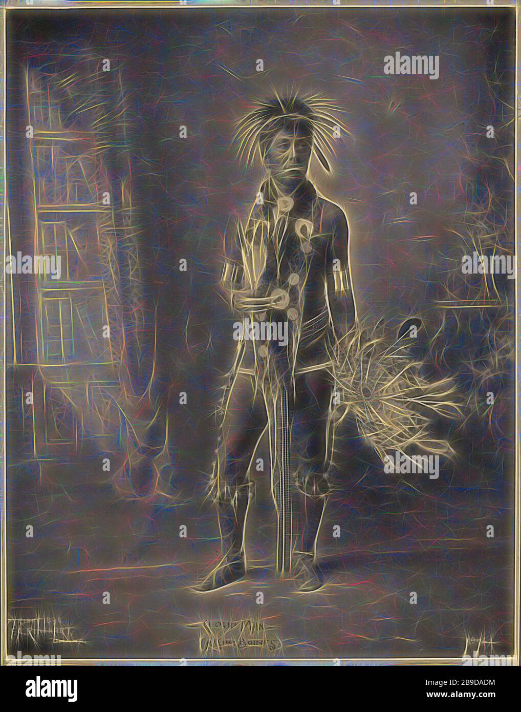 Cloud Man, Assiniboines, Adolph F. Muhr (americano, morto 1913), Frank ...