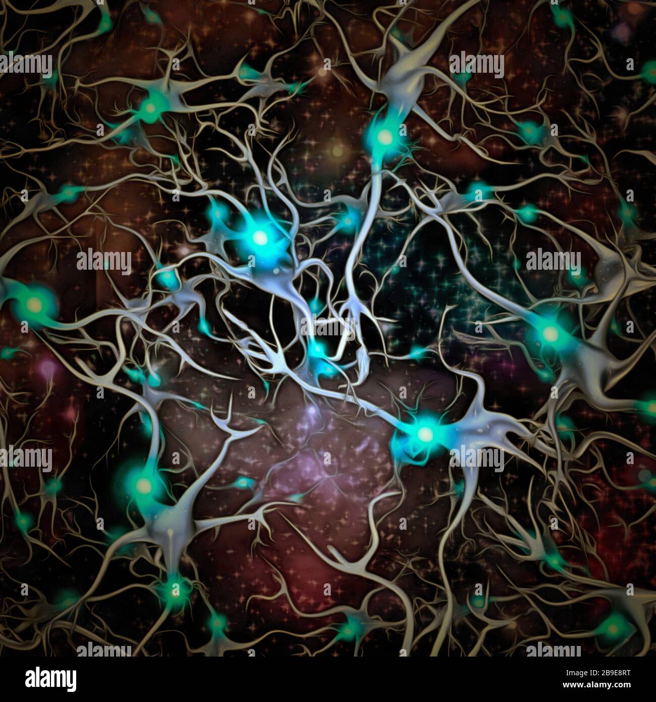 Anatomia delle sinapsi dei neuroni immagini e fotografie stock ad alta ...