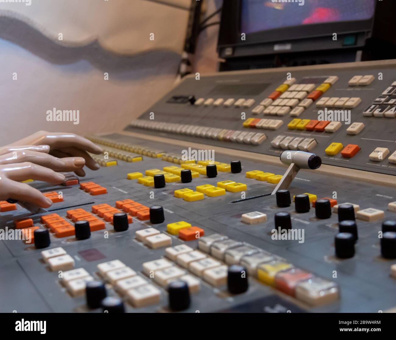 Television control room broadcasting immagini e fotografie stock ad ...