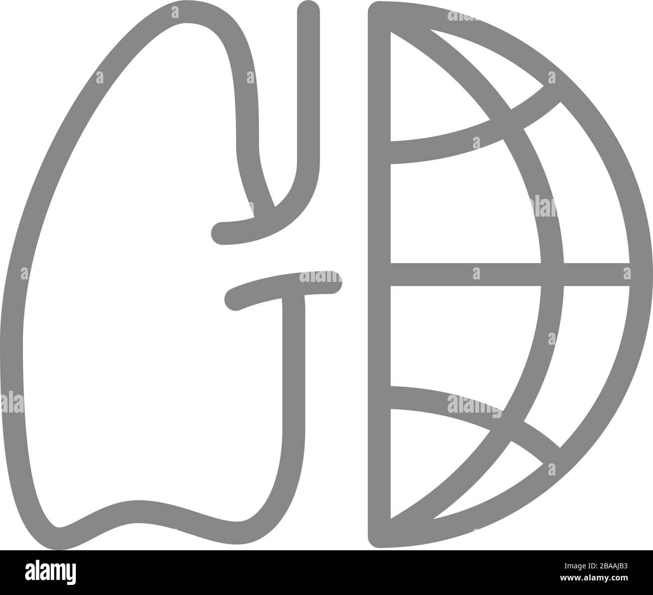 Maladie pulmonaire obstructive chronique Foto e Immagini Stock in ...