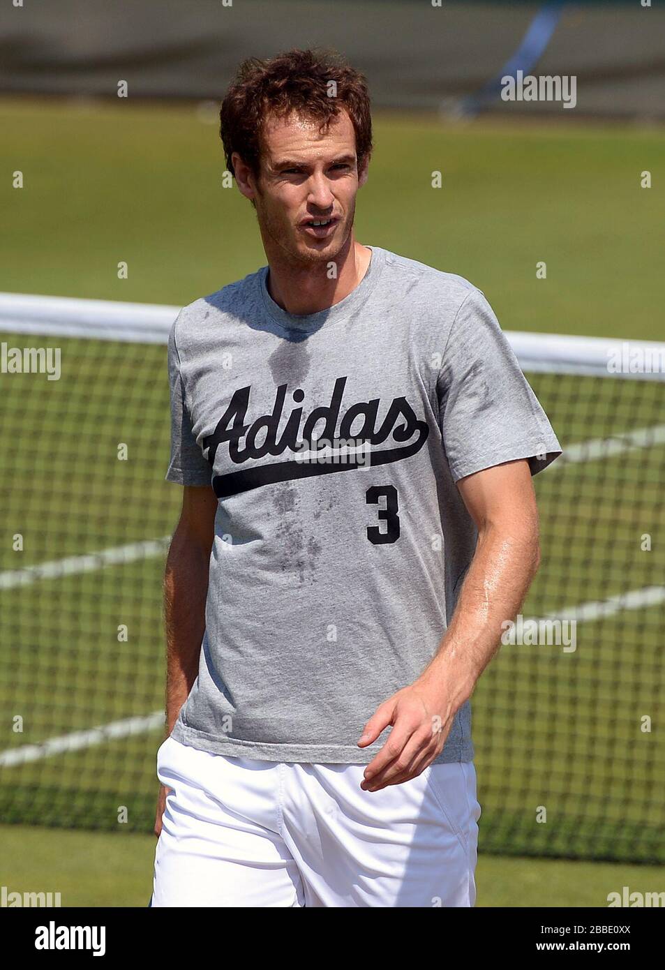 Andy murray si esercita immagini e fotografie stock ad alta risoluzione ...
