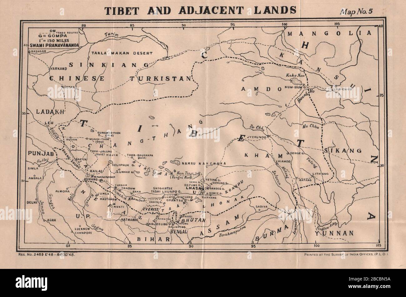 Mappa del 1949 Immagini e Fotos Stock - Alamy