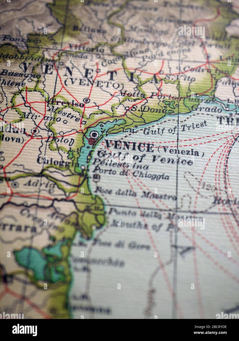 Veneto map immagini e fotografie stock ad alta risoluzione - Alamy