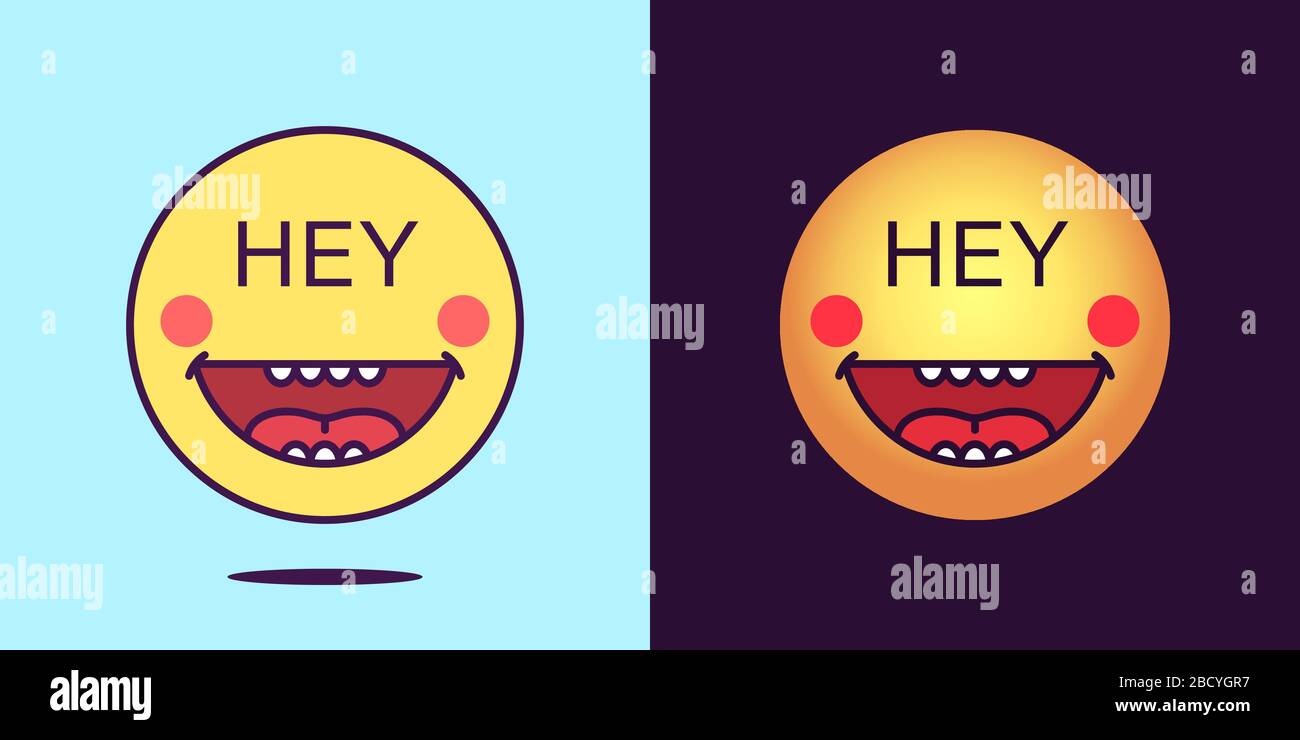 Ciao emoji immagini e fotografie stock ad alta risoluzione - Alamy