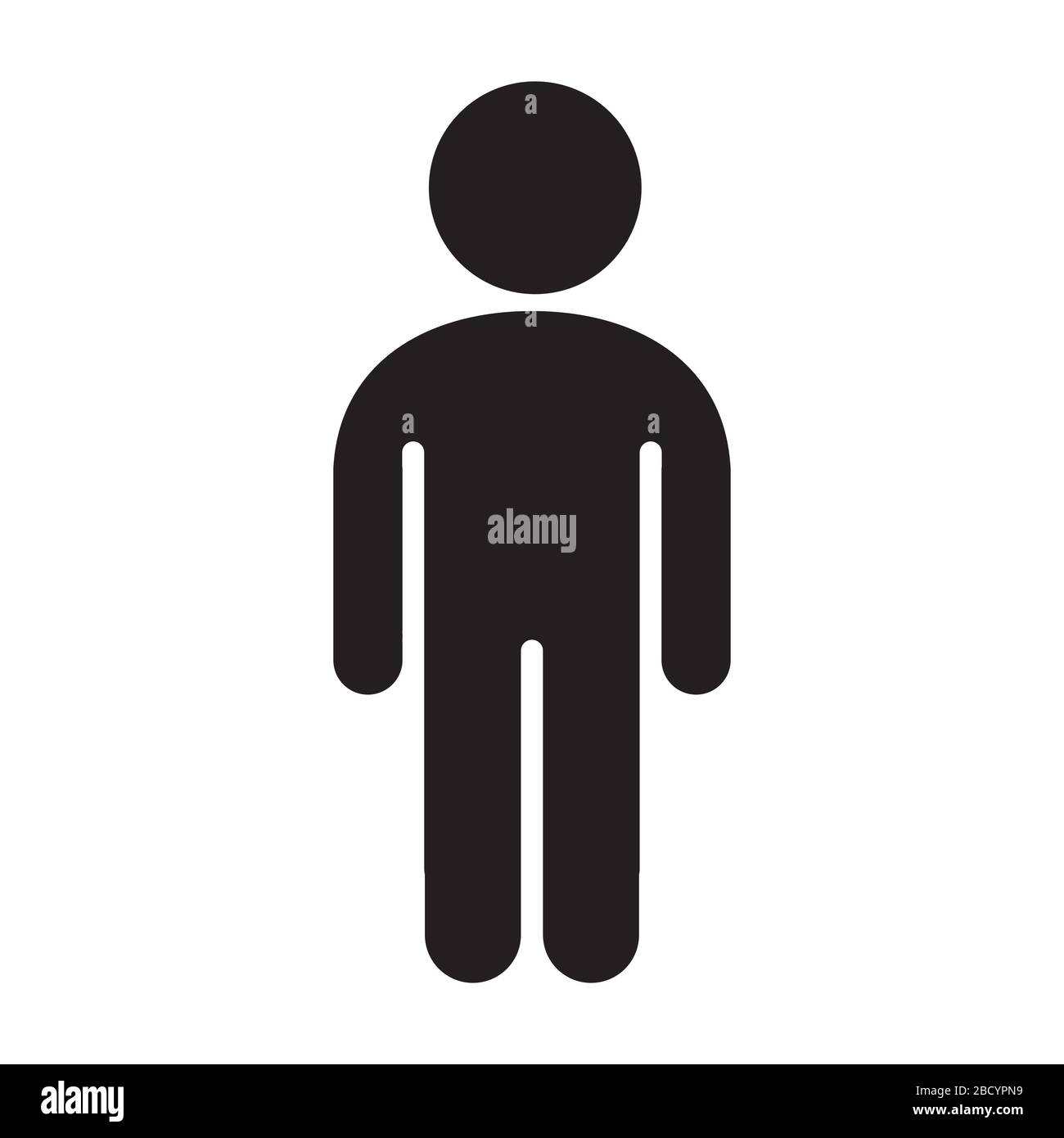 Simbolo o icona della figura umana Immagini Vettoriali Stock - Alamy