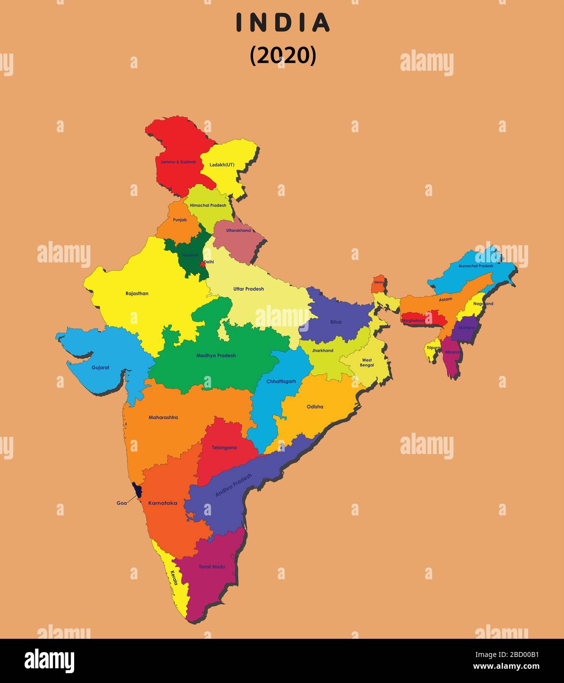 Mappa india immagini e fotografie stock ad alta risoluzione - Alamy