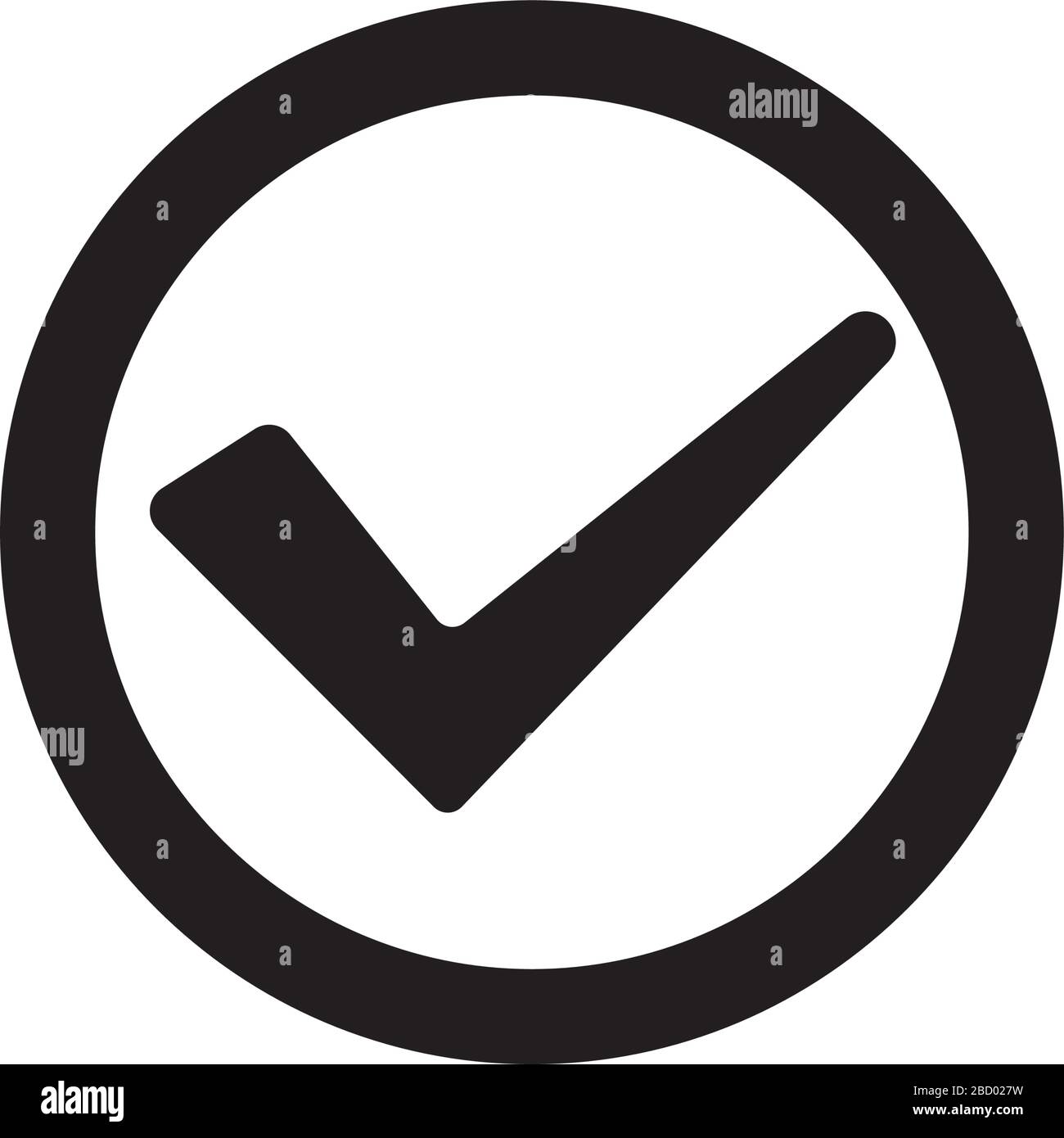 Simbolo checklist segno di spunta Foto e Immagini Stock in Bianco e ...