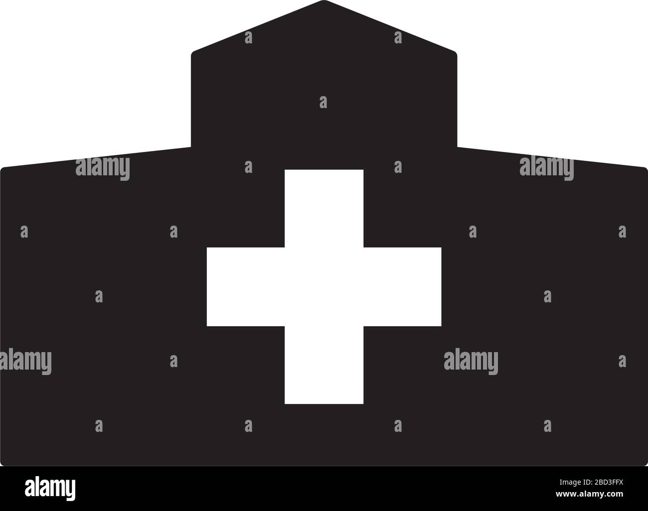 Simbolo dell'ospedale Immagini Vettoriali Stock - Alamy