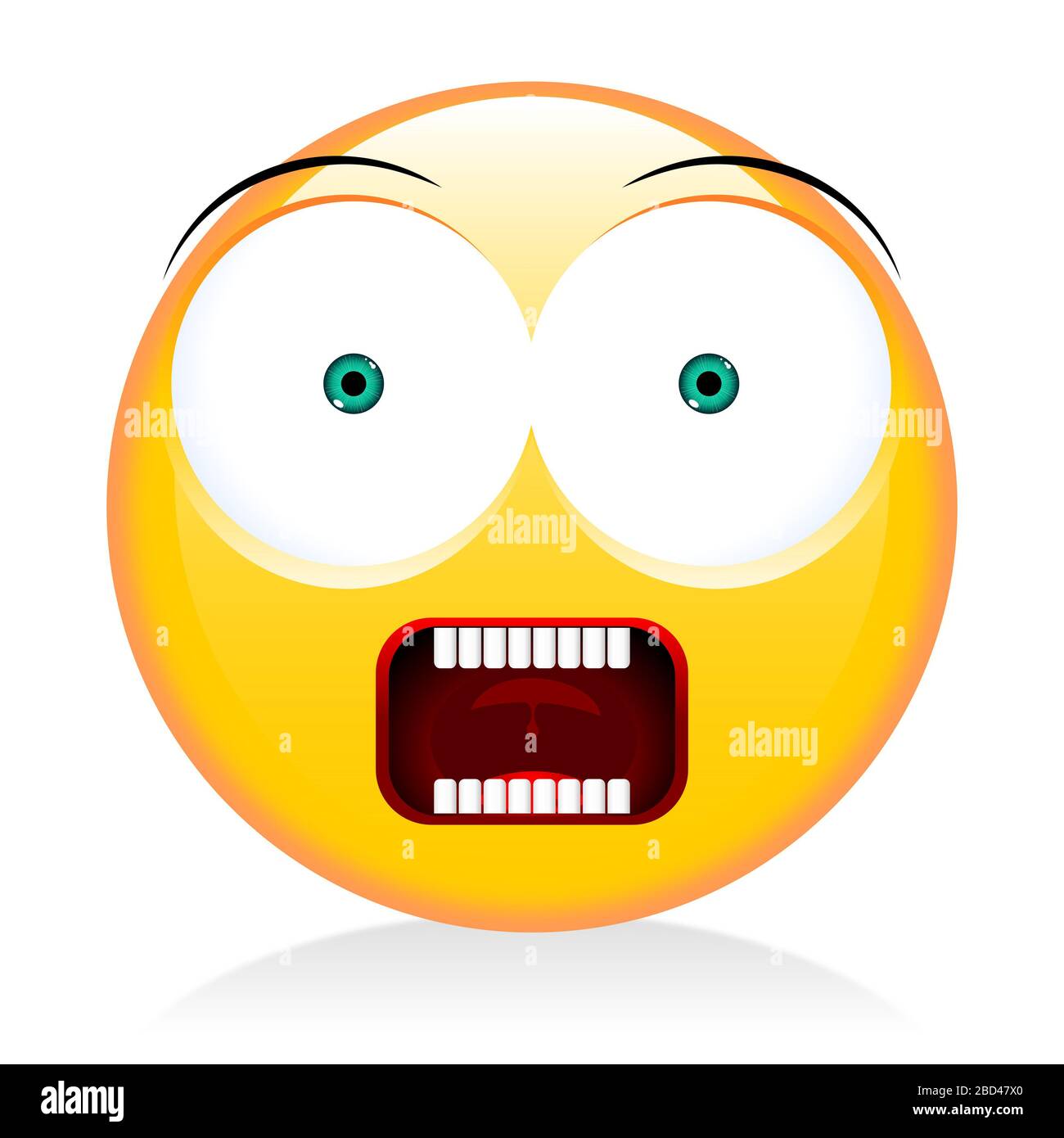 Emoji spaventato immagini e fotografie stock ad alta risoluzione - Alamy