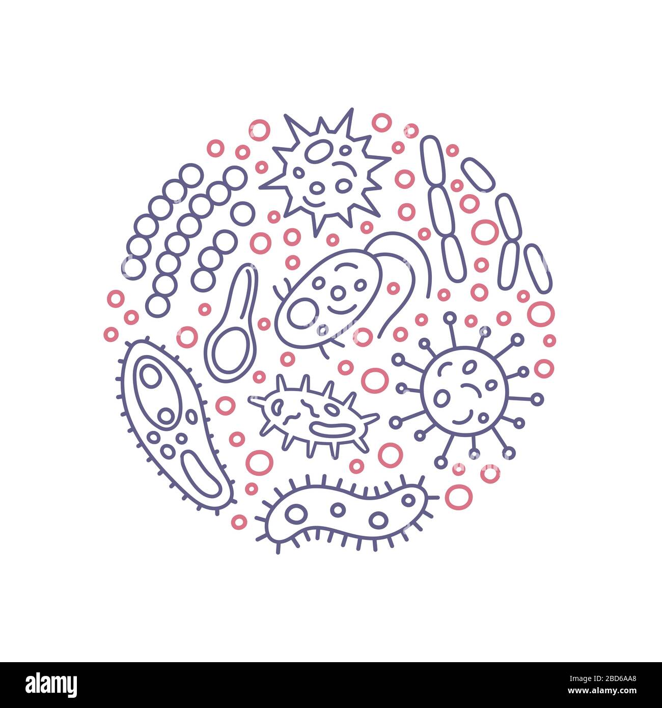 Tipos de bacterias microbiologia immagini e fotografie stock ad alta ...