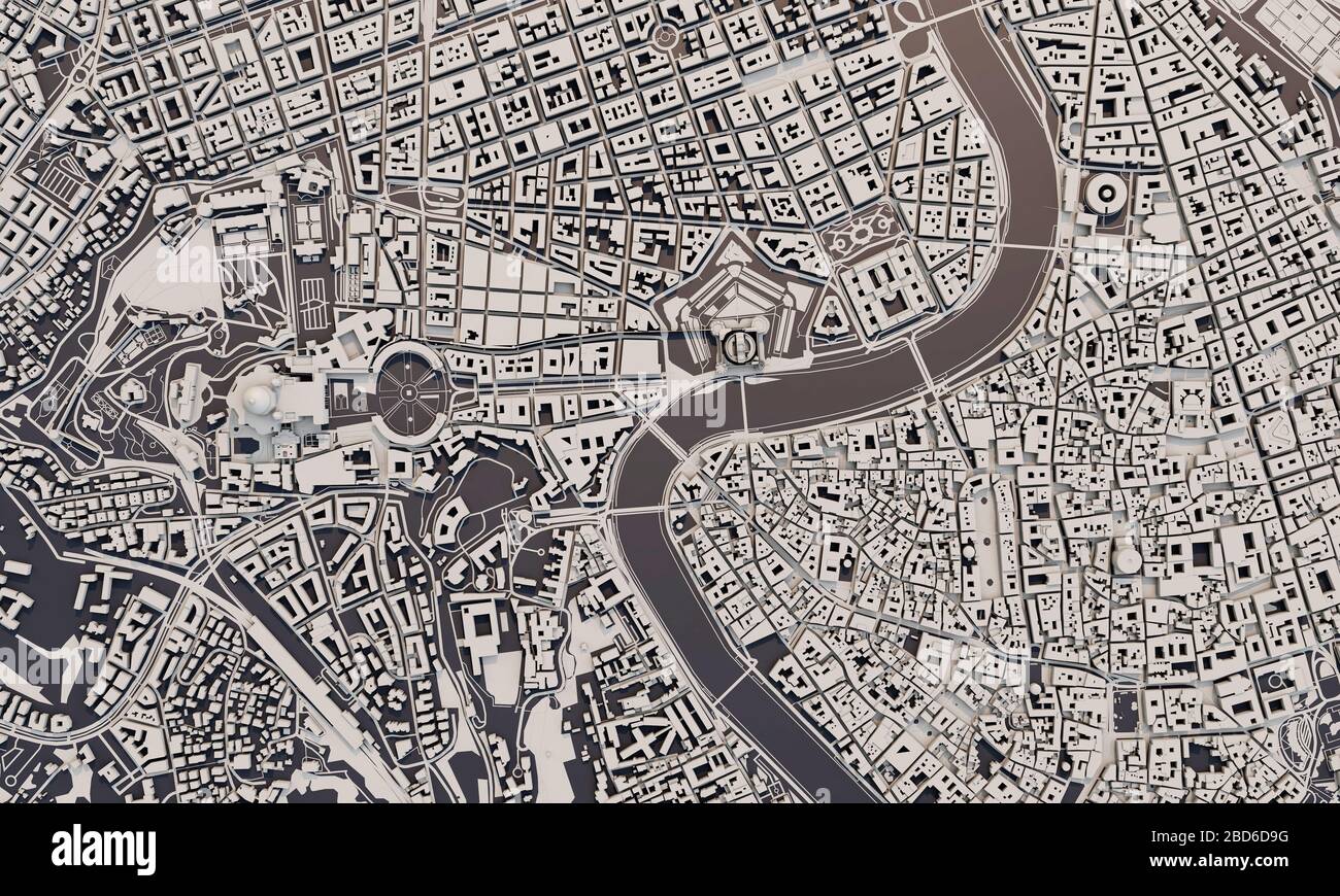 Mappa stradale roma immagini e fotografie stock ad alta risoluzione - Alamy