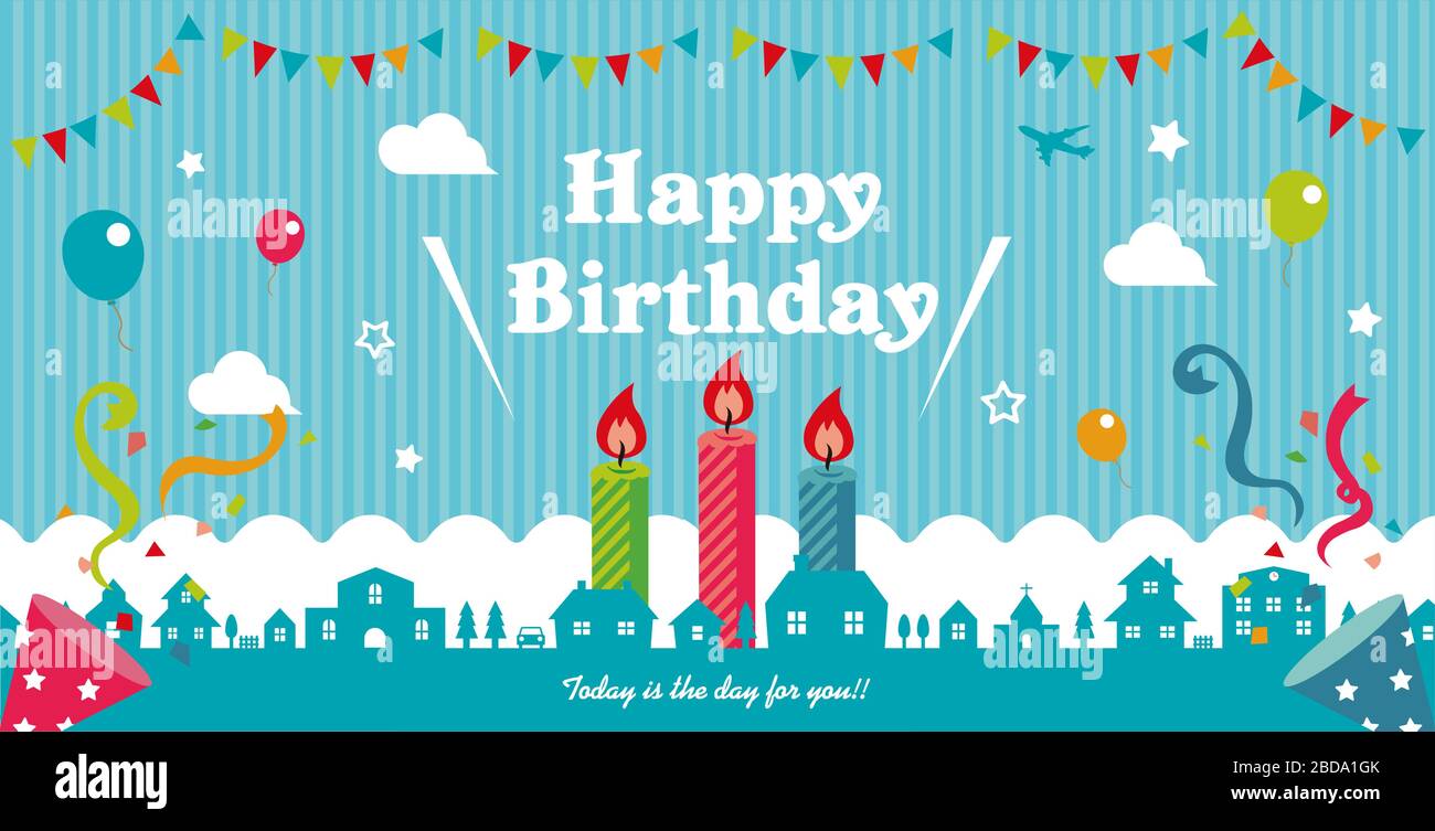 Buon compleanno banner immagini e fotografie stock ad alta risoluzione ...