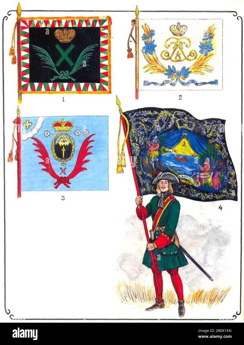 Preobrazhensky guards regiment immagini e fotografie stock ad alta ...