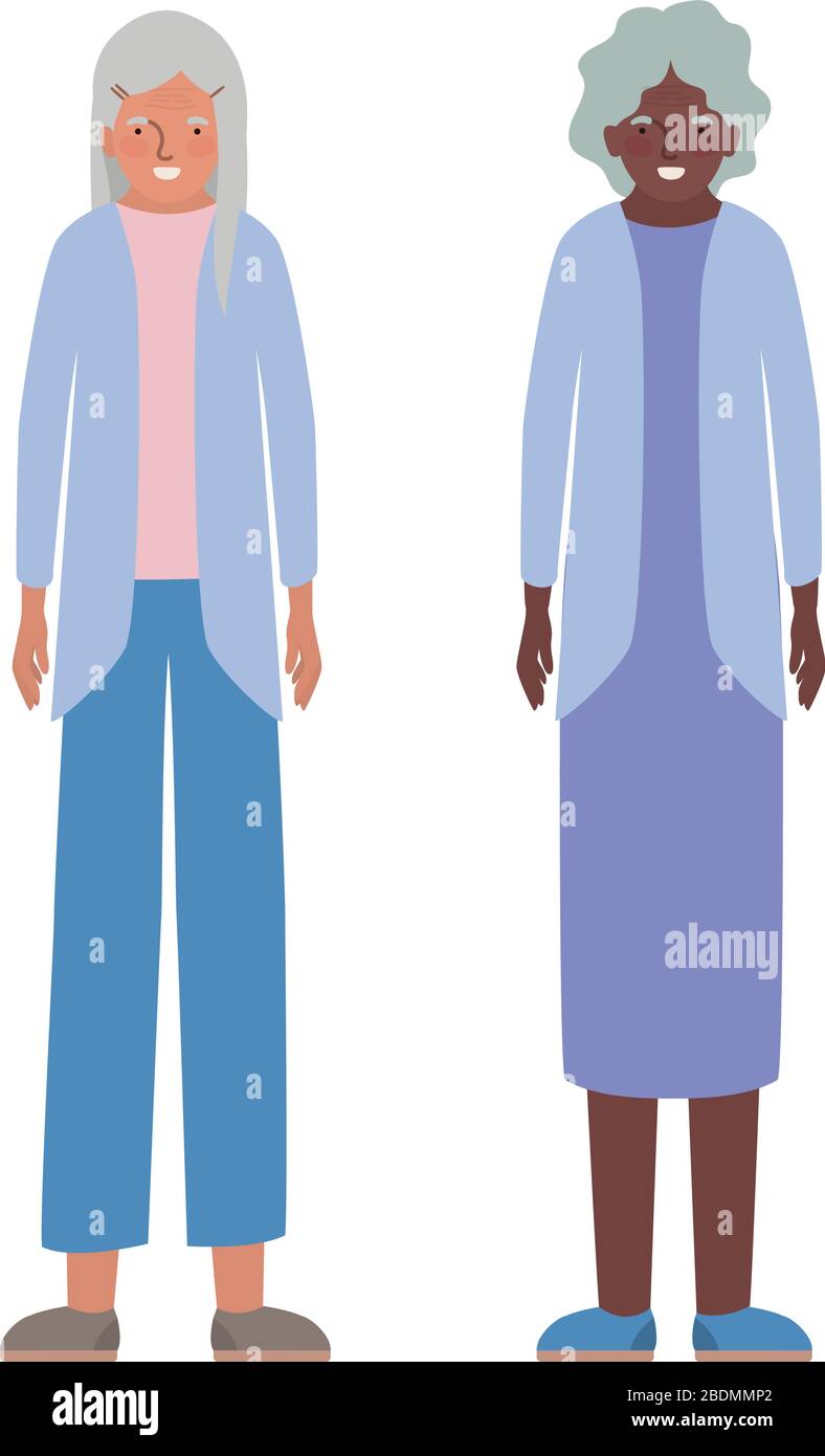 Disegno delle nonne Immagini Vettoriali Stock - Alamy