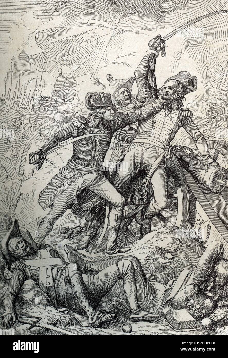 Napoleon bonaparte at the siege of toulon immagini e fotografie stock ...