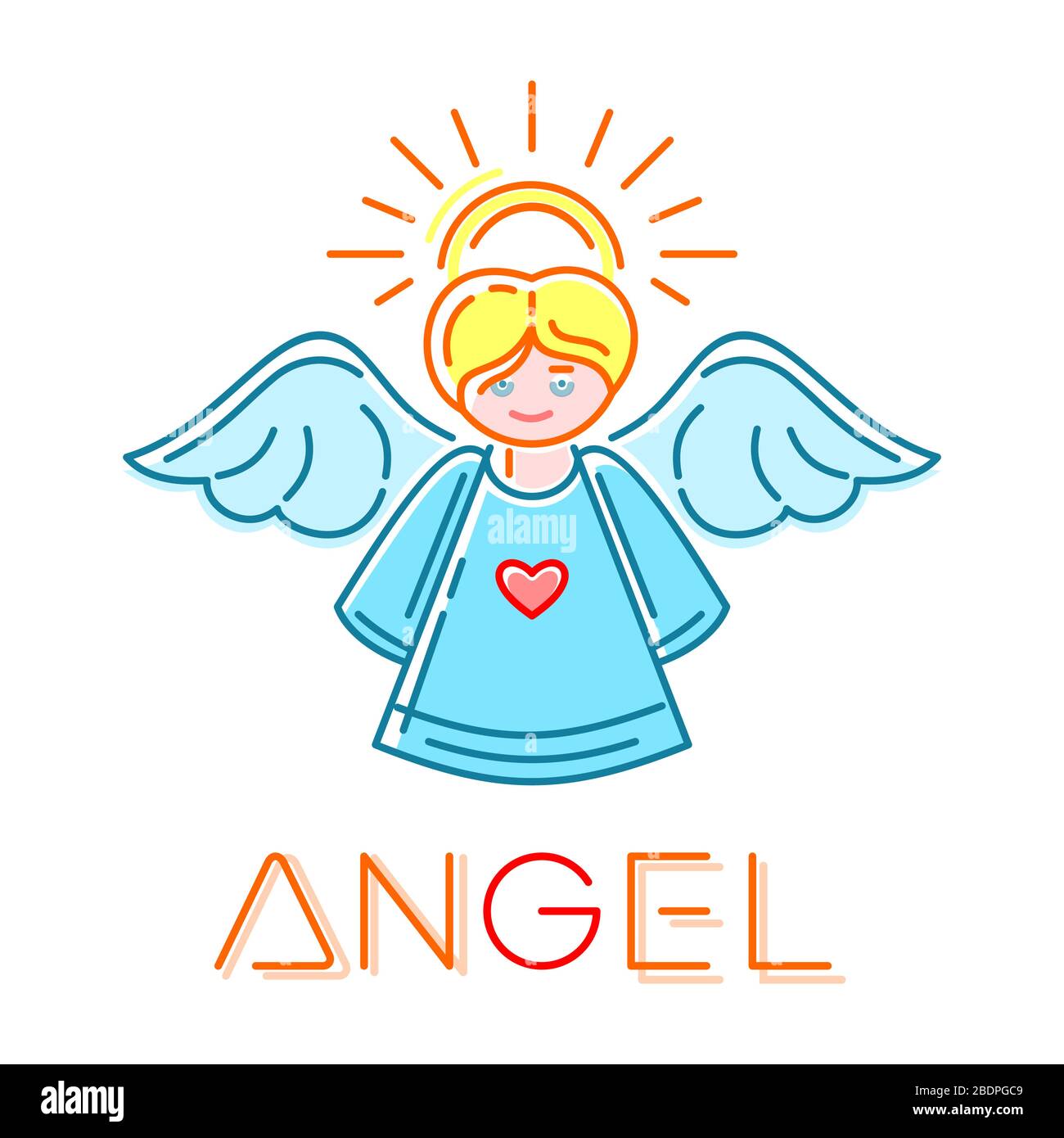 Angelo logo immagini e fotografie stock ad alta risoluzione - Alamy