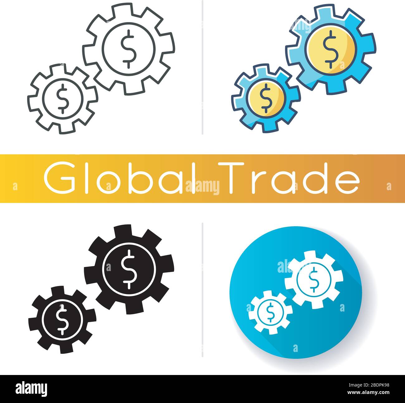 Investimenti industriali Immagini Vettoriali Stock - Alamy