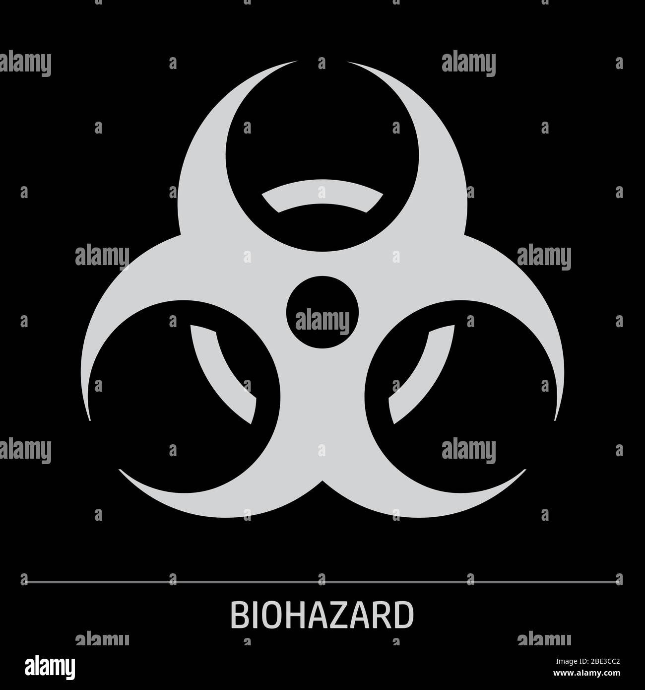 Simbolo della rischio biologico Immagini Vettoriali Stock - Alamy