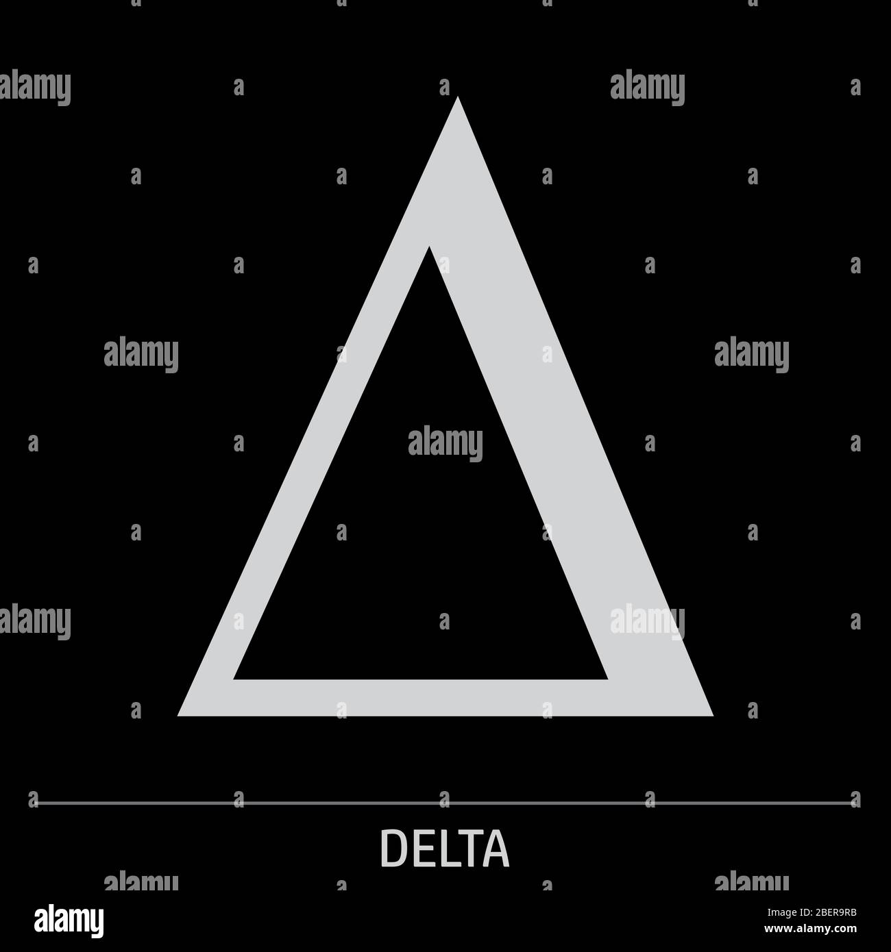 Simbolo delta Immagini Vettoriali Stock - Alamy