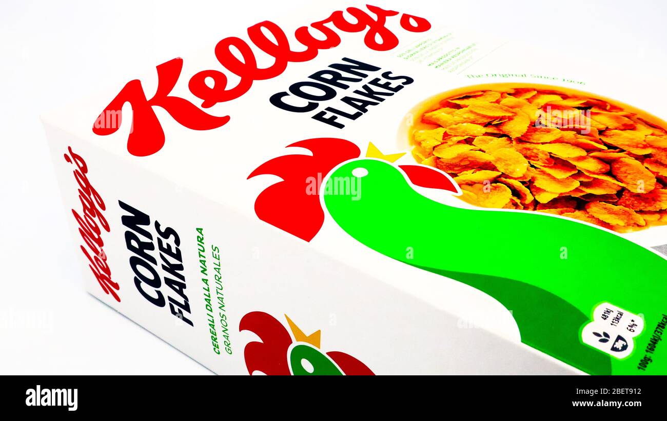 Kelloggs corn flakes box immagini e fotografie stock ad alta ...