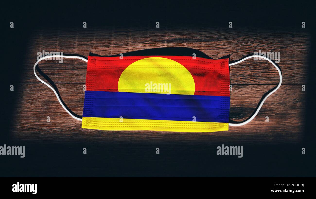 Bandiera dello stato di atollo di palmyra immagini e fotografie stock ...