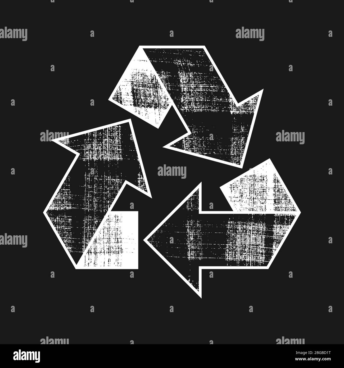 Simbolo riciclo Foto e Immagini Stock in Bianco e Nero - Alamy