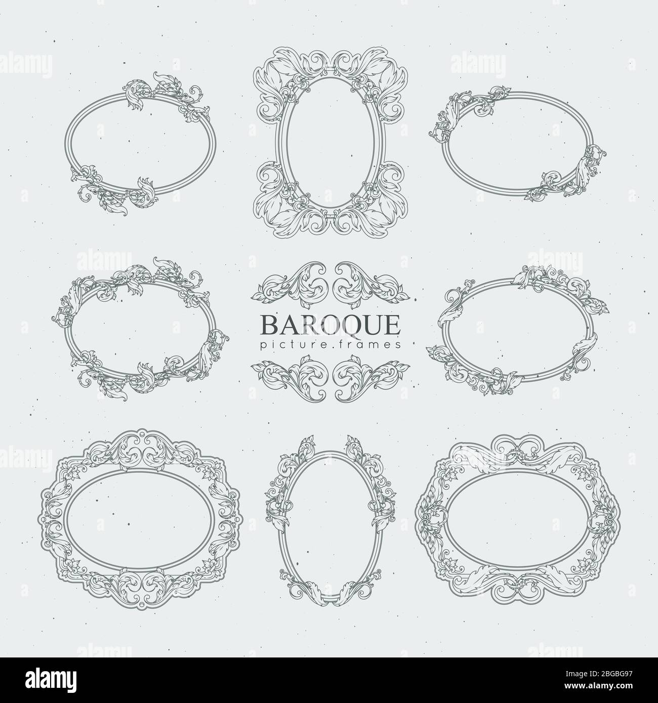 Cornice barocca disegno immagini e fotografie stock ad alta risoluzione ...