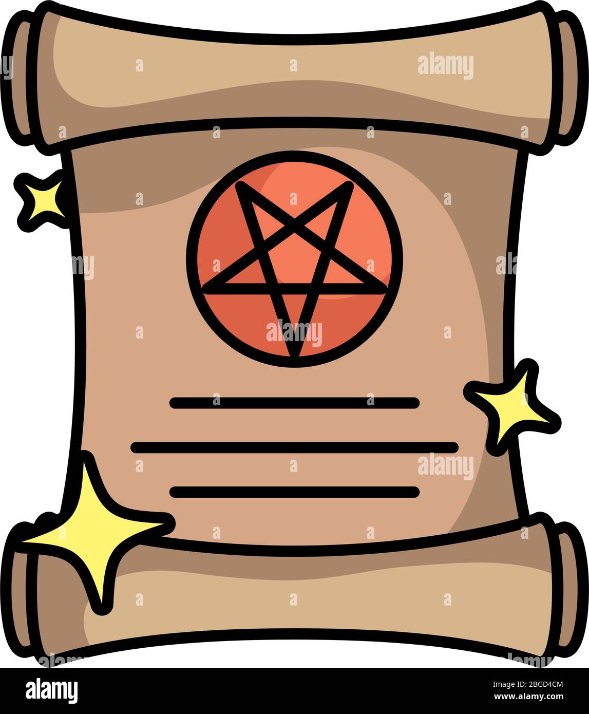 Papiro magico Immagini Vettoriali Stock - Alamy