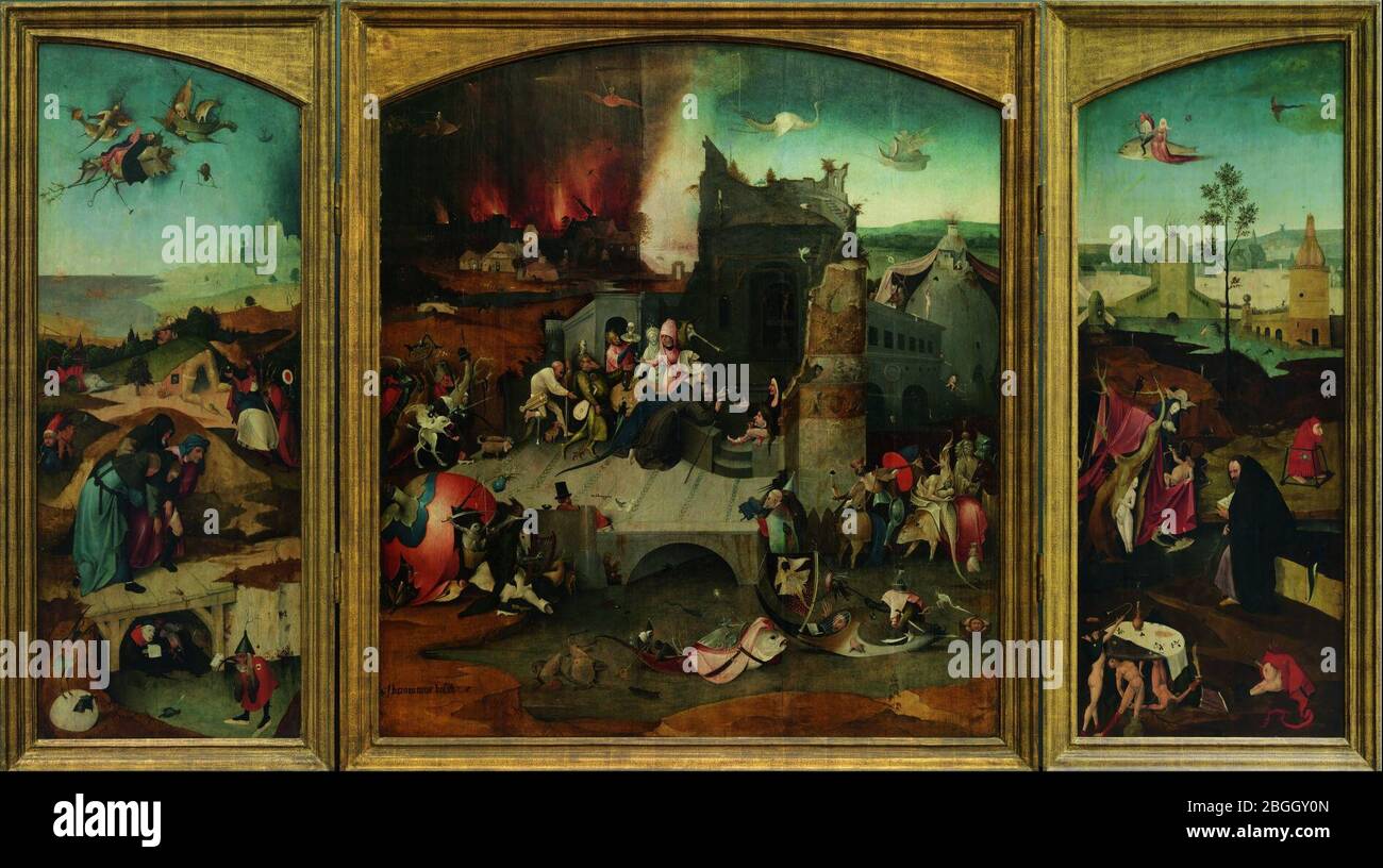 Hieronymus bosch temptation st anthony immagini e fotografie stock ad alta risoluzione - Alamy