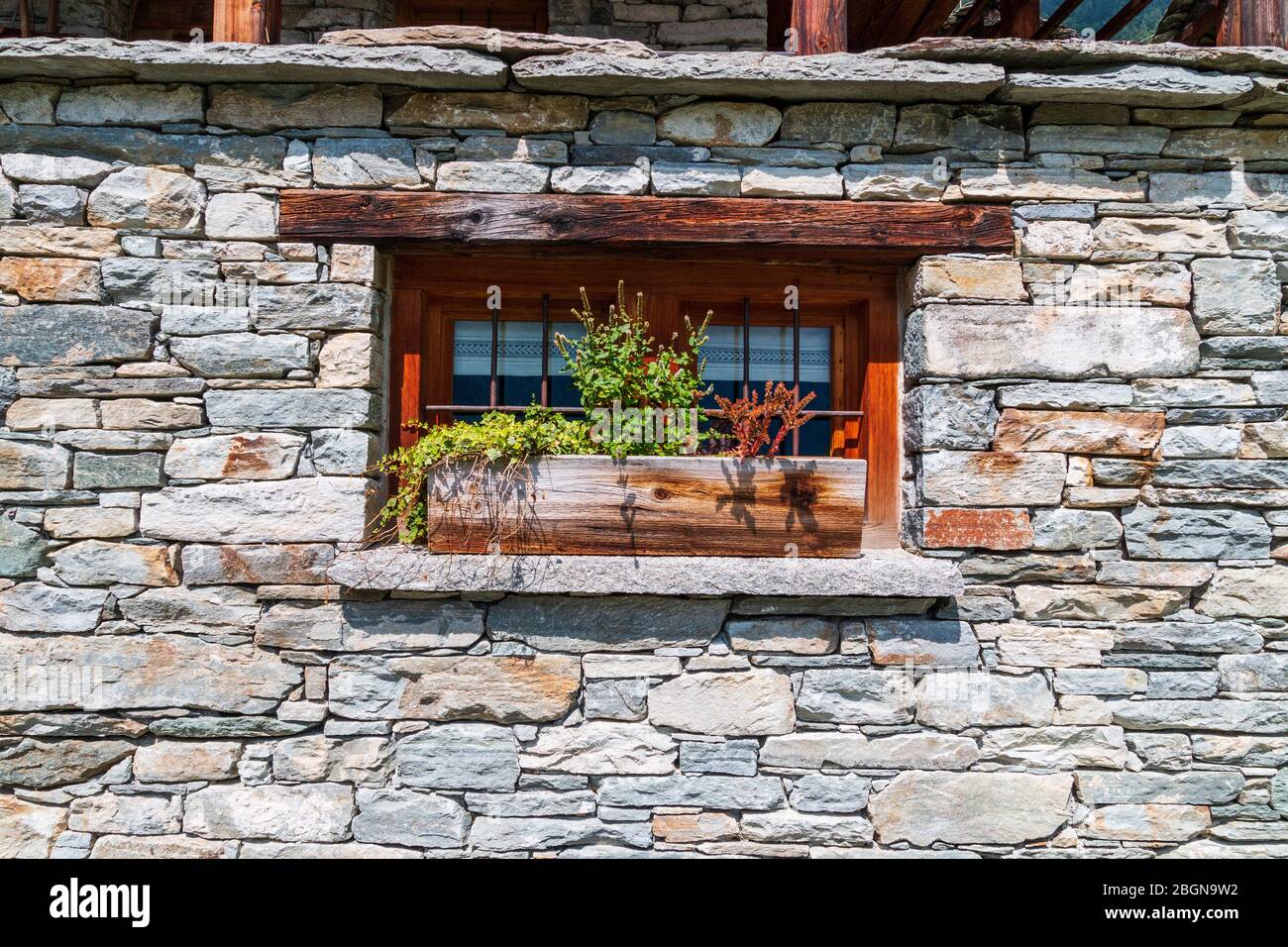 Case in stile Walser a Pedemonte, Alagna Valsesia, Piemonte, Italia ...