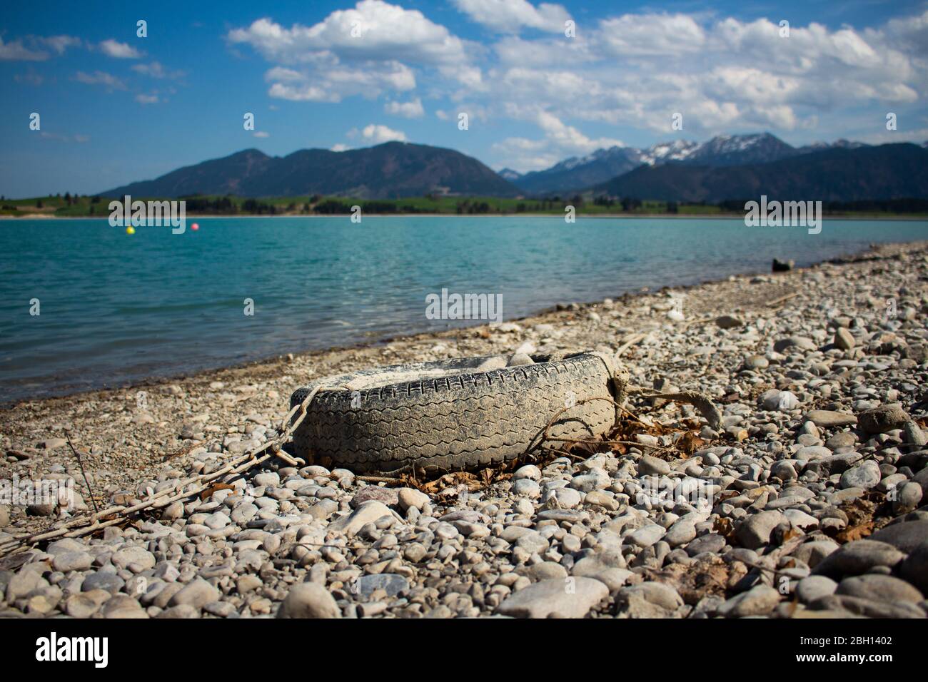 Lago forggensee baviera allgaeu immagini e fotografie stock ad alta ...