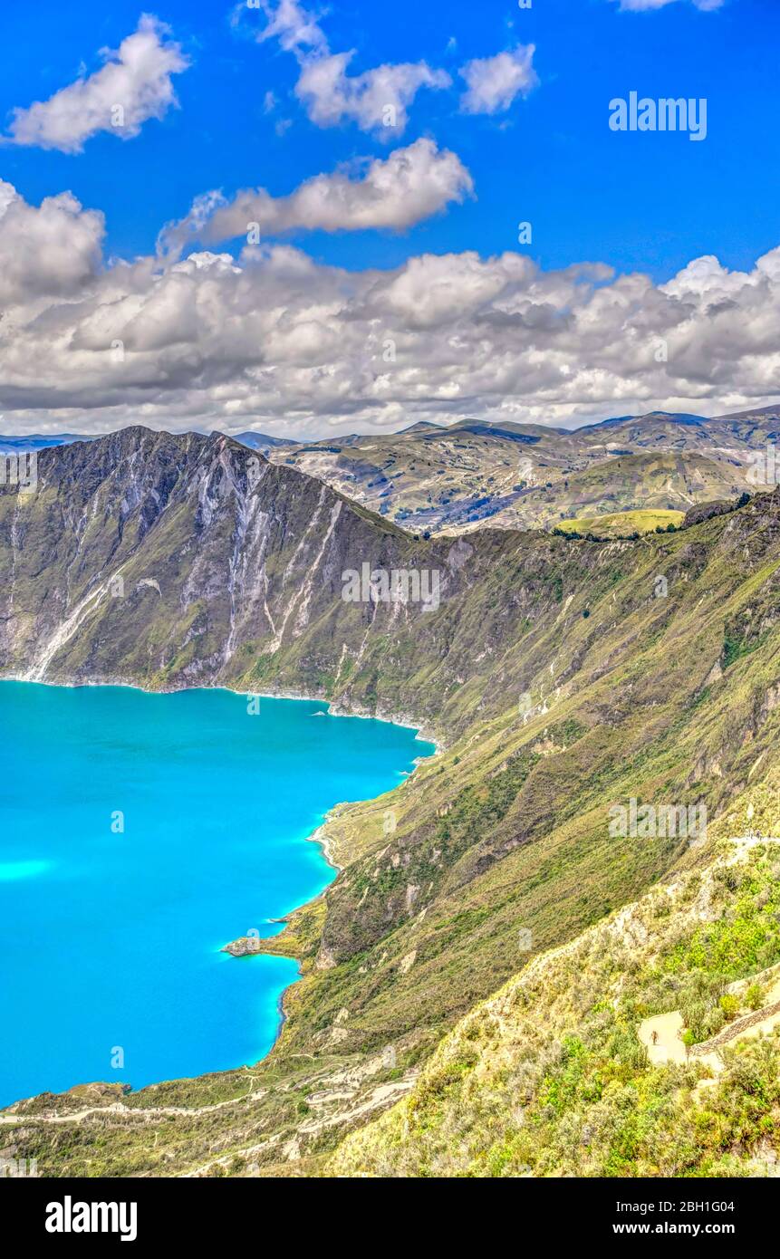Quilotoa lago vulcanico immagini e fotografie stock ad alta risoluzione ...