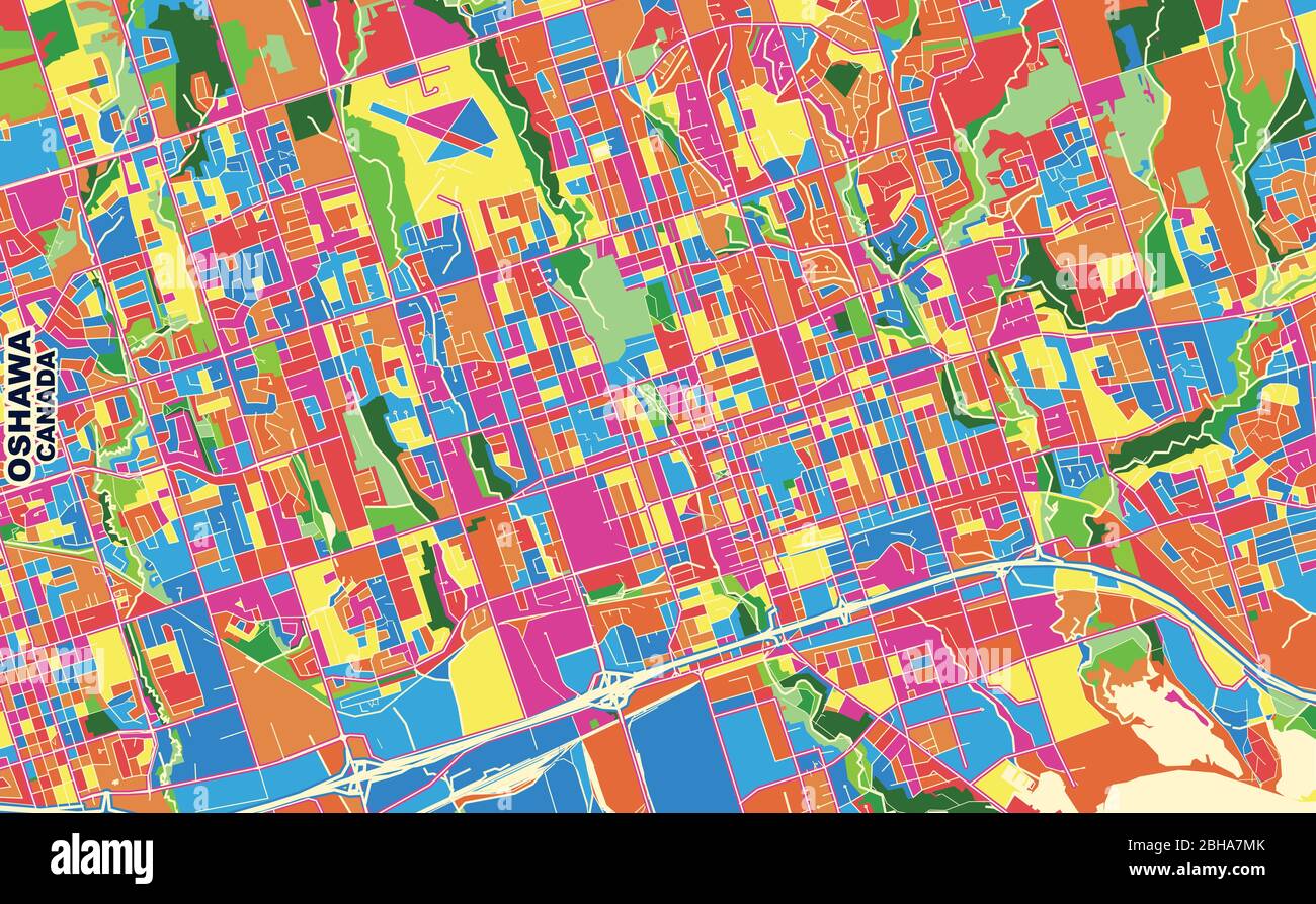 Mappa di oshawa immagini e fotografie stock ad alta risoluzione - Alamy