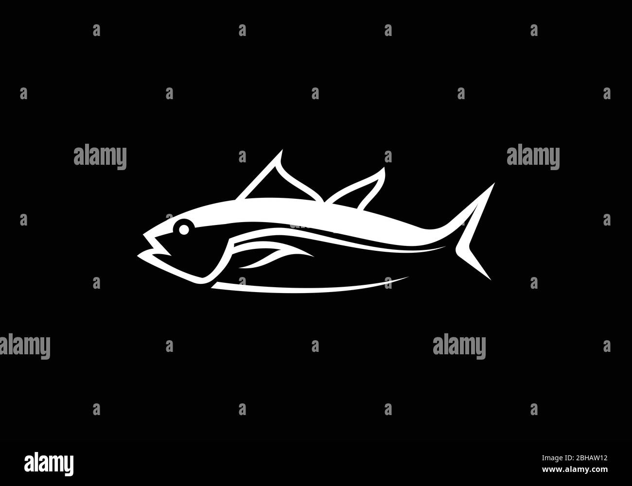 Simbolo fisch Immagini Vettoriali Stock - Alamy