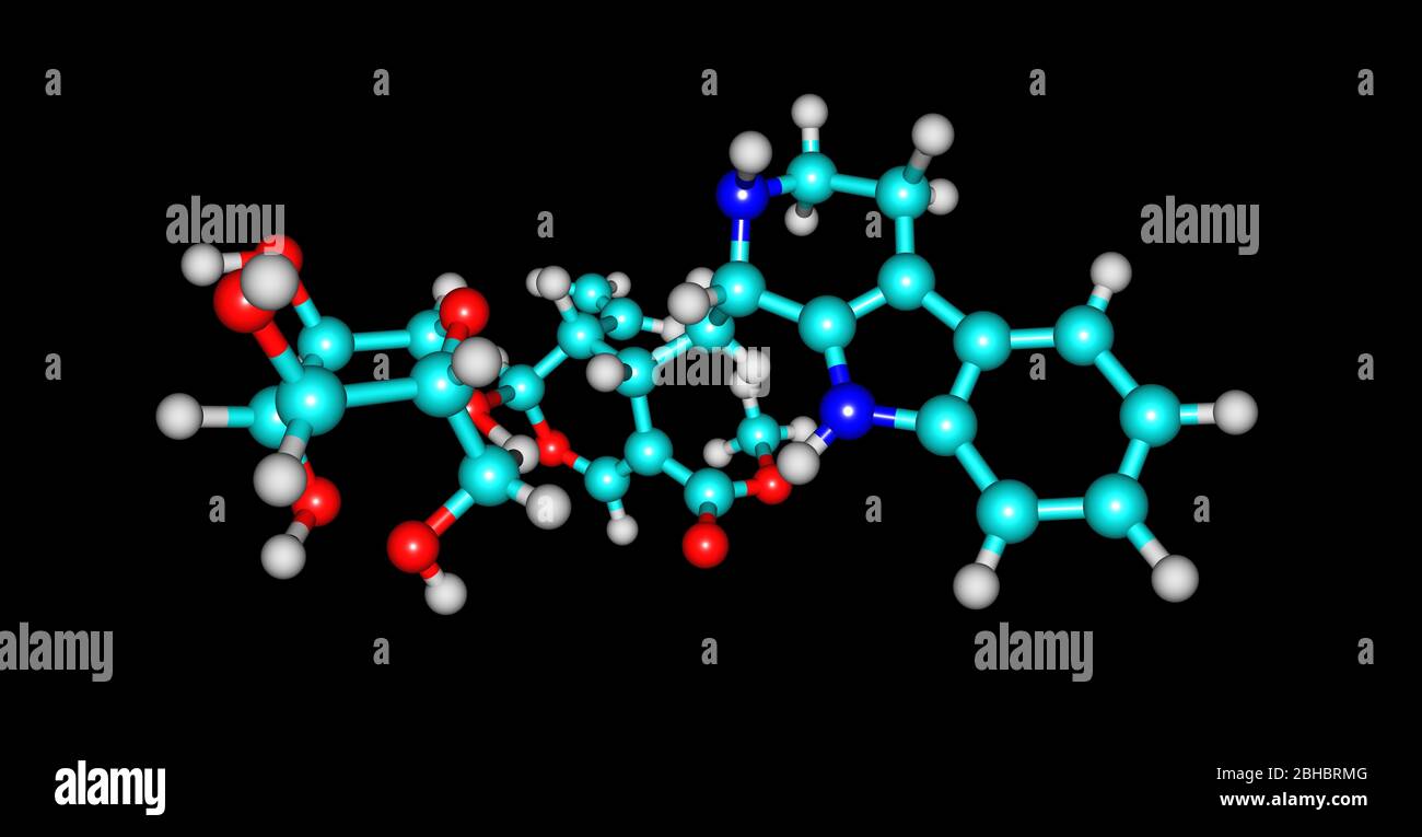 La stricosidina è un alcaloide terpene indolo formato dalla ...