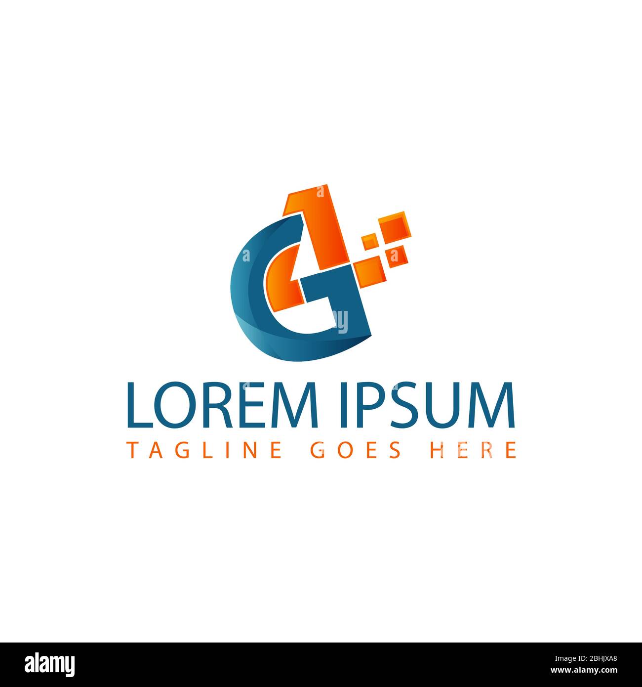 Disegno del logo della lettera g4 immagini e fotografie stock ad alta ...