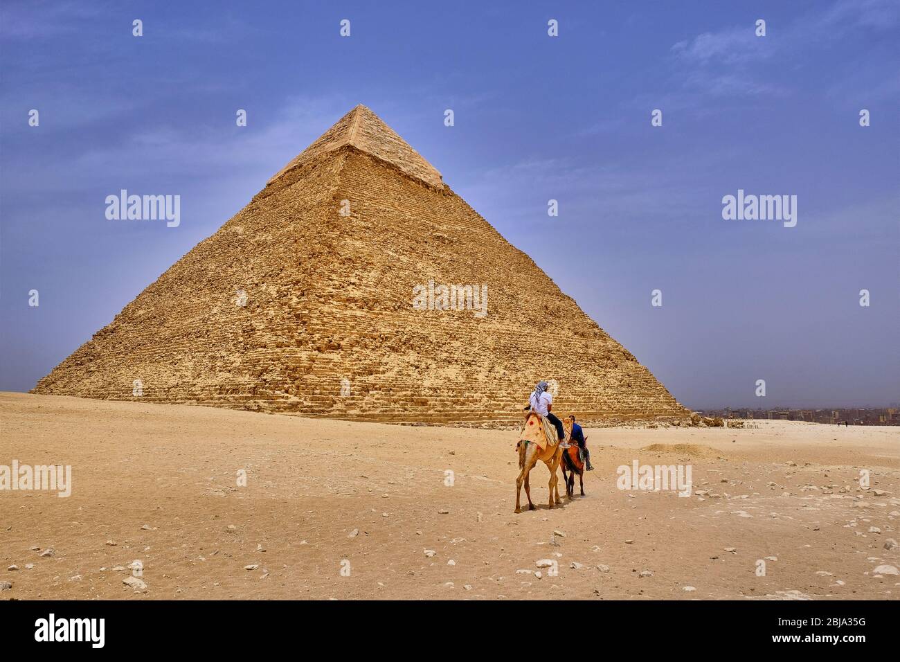 La Piramide di Khafre (Piramide di Chefren), la seconda più alta delle ...