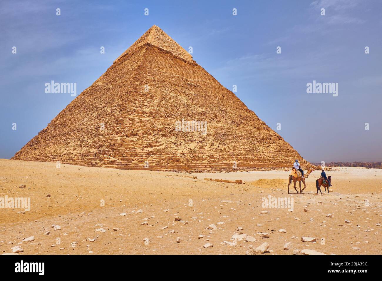 La Piramide di Khafre (Piramide di Chefren), la seconda più alta delle ...
