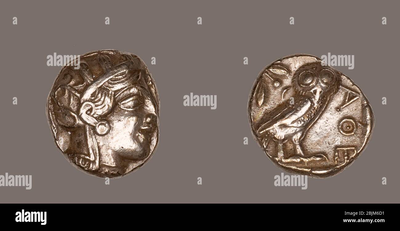 Moneta antica atena immagini e fotografie stock ad alta risoluzione - Alamy