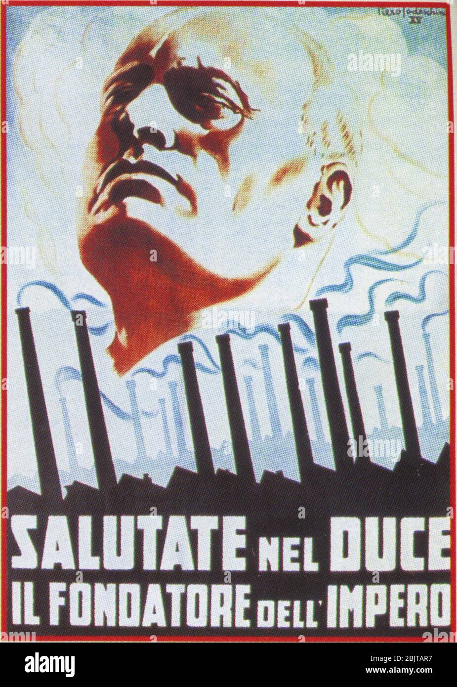 Germania, circa 1943: Benito Mussolini e Adolf Hitler mostrato su una ...