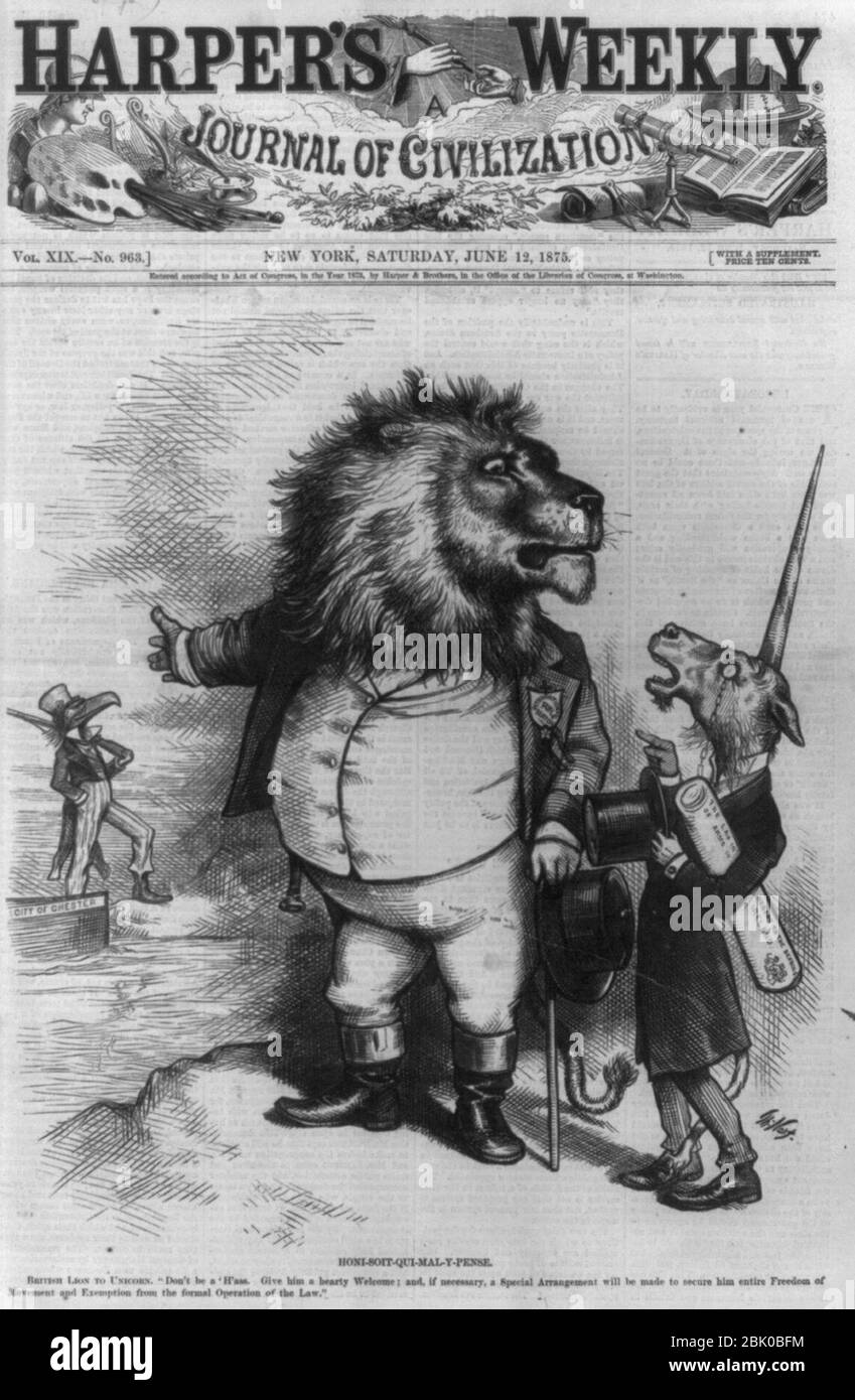 Honi soit qui mal y pense Foto e Immagini Stock in Bianco e Nero - Alamy