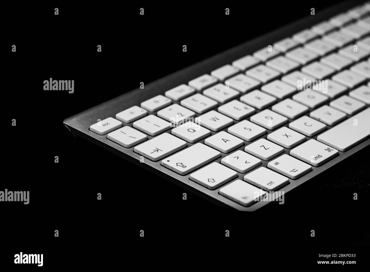 Tastiera computer Foto e Immagini Stock in Bianco e Nero - Alamy