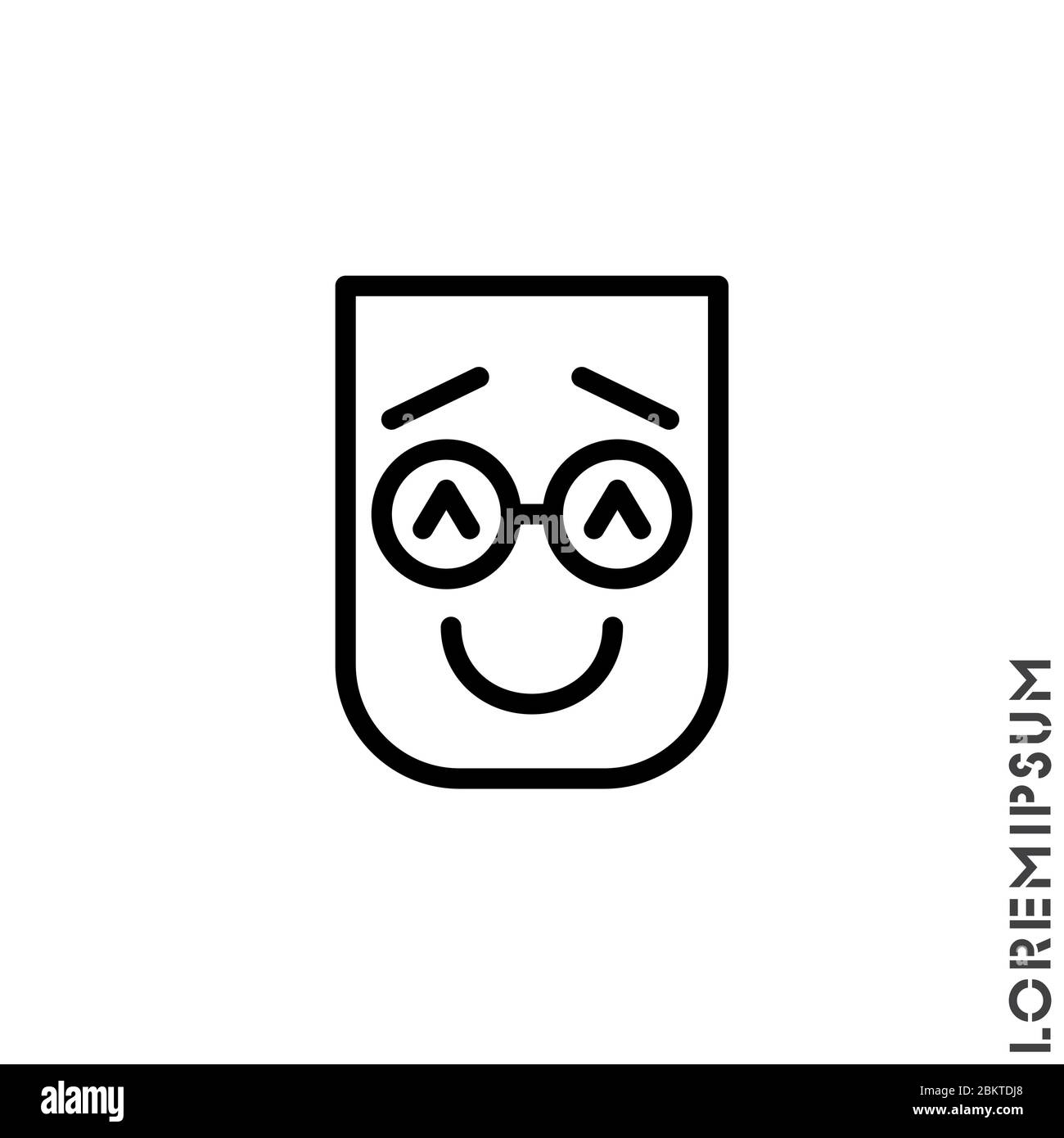 Emoticon che ride Immagini Vettoriali Stock - Alamy