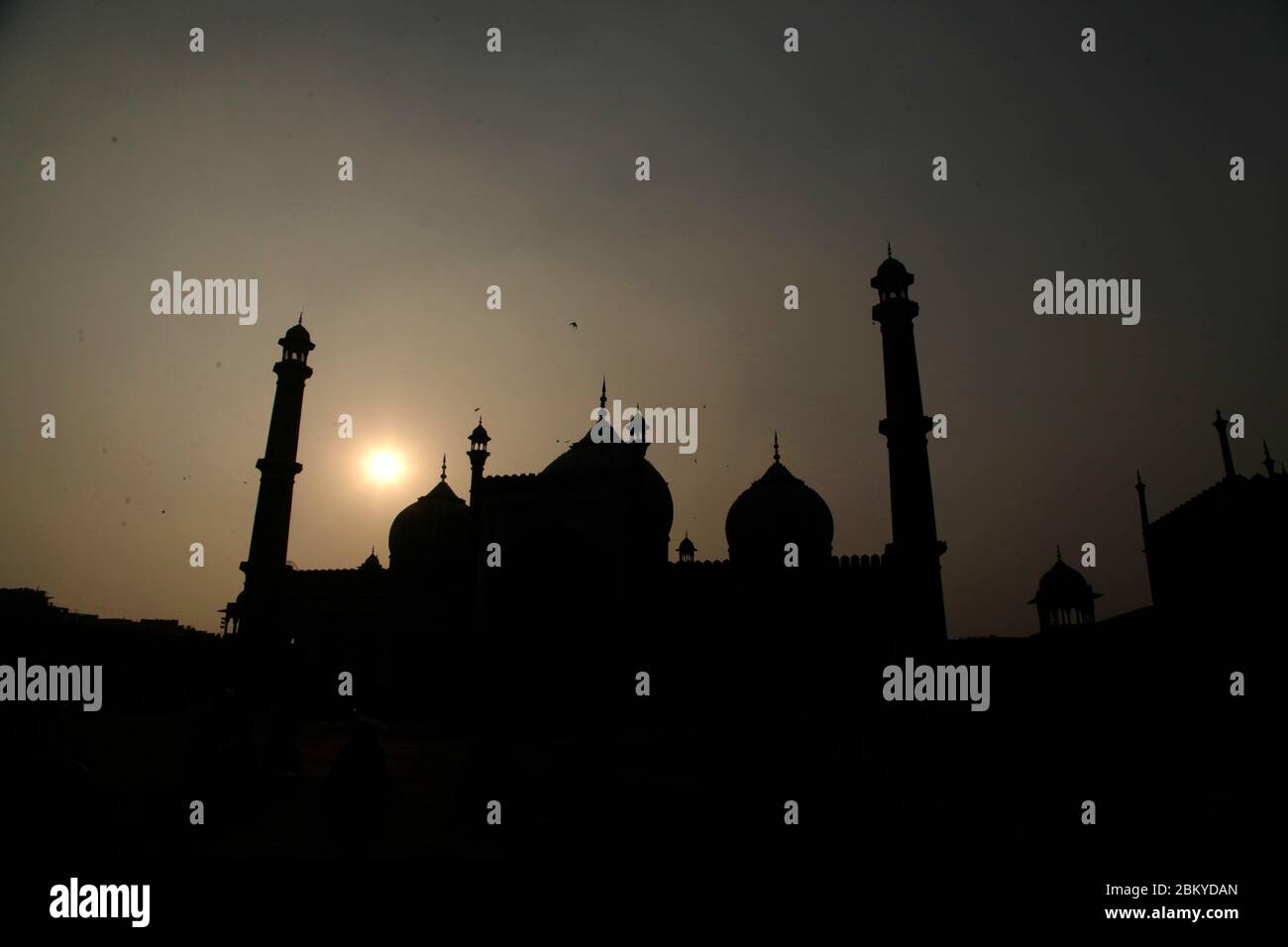 Moschea islamica di Jama Masjid, Masjid-i Jahan-Numa, Vecchia Delhi ...
