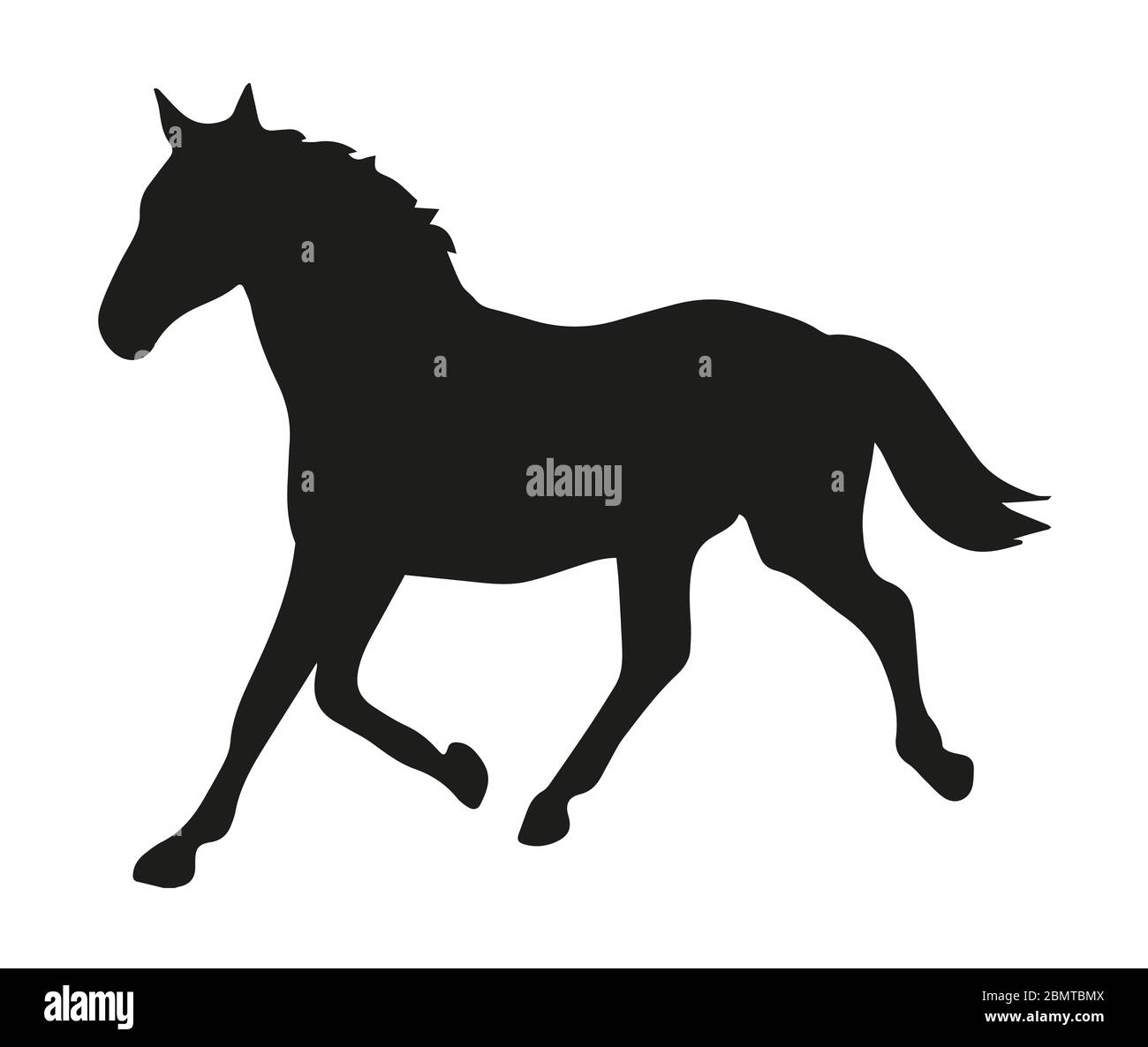 Sfondo con sagoma di cavallo Immagini senza sfondo e Foto Stock ...
