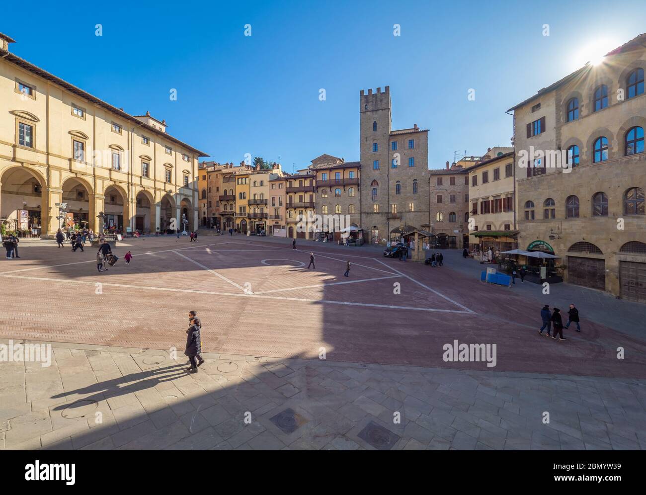Arezzo - la città etrusca e rinascimentale della Toscana. Qui il centro ...