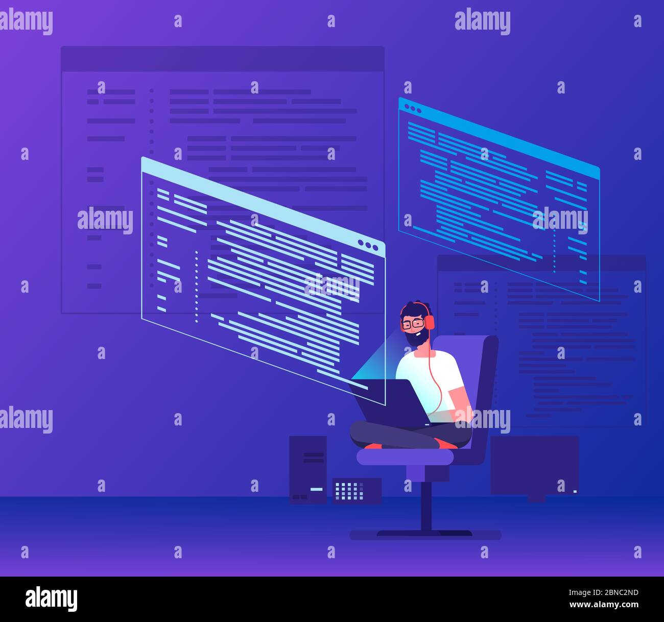 Software di codifica Immagini Vettoriali Stock - Alamy